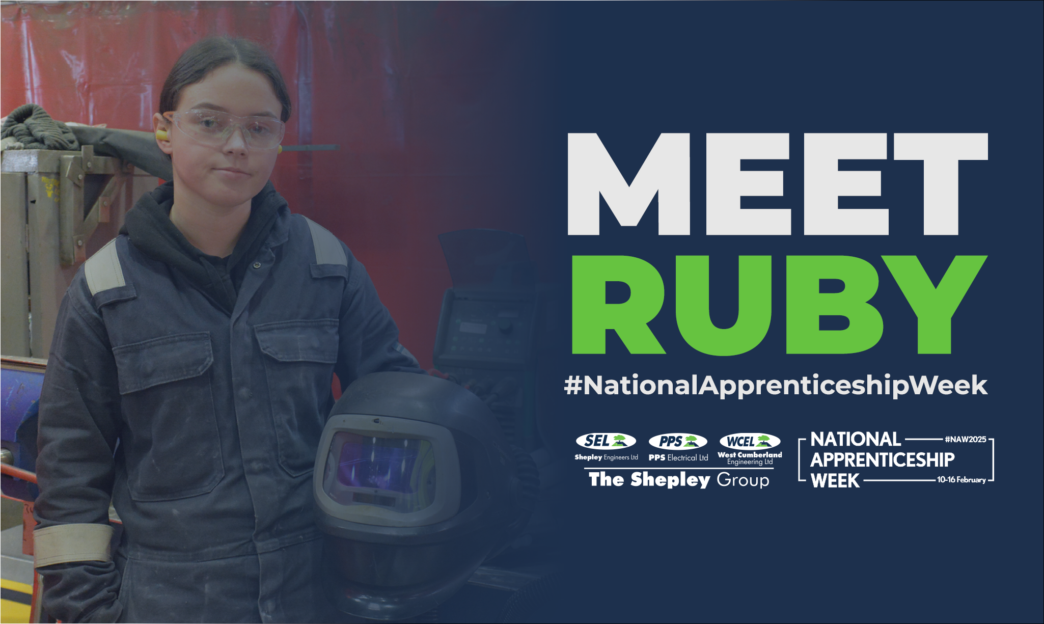 Meet Ruby - National Apprenticeship Week 2025 - Shepley Engineers
